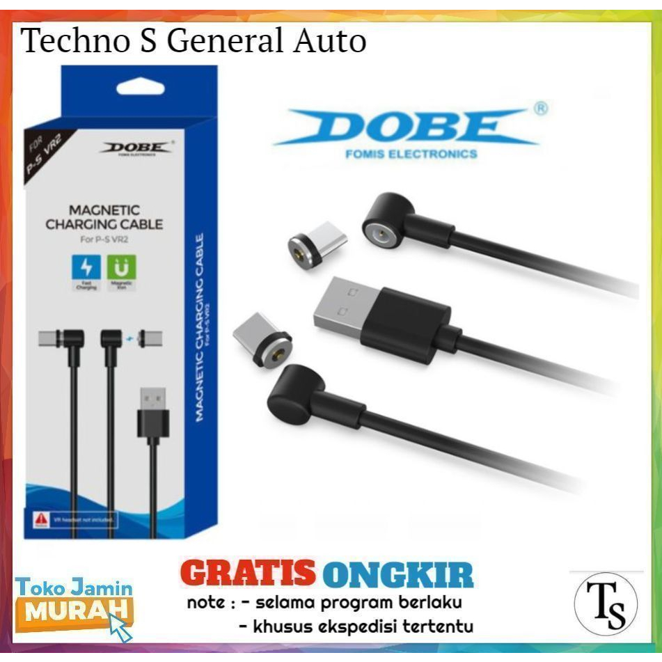 Jual Dobe Charging Cable VR2 Stik PS5 DualSense Controller Kabel Cas PS ...
