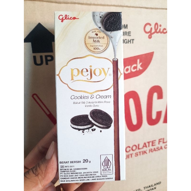 Jual Glico Pocky Chocolate / Glico Pejoy Biskuit Stik Mini Pack 22 gr ...
