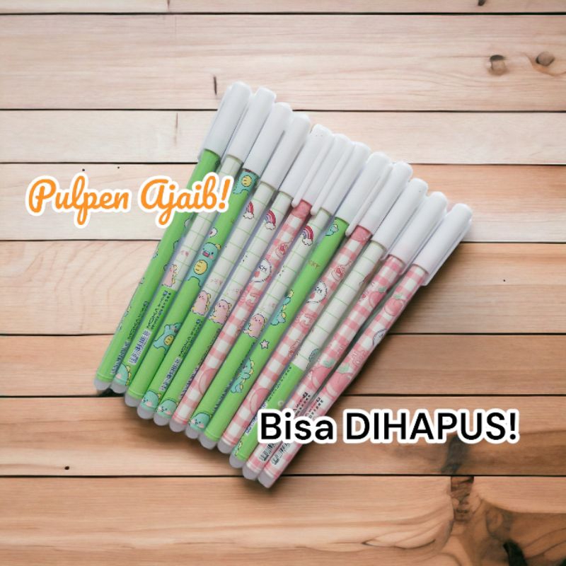 Jual Pulpen Hapus Viral Gel 0,5mm Hitam Bisa Dihapus Bolpen Bulpen ...