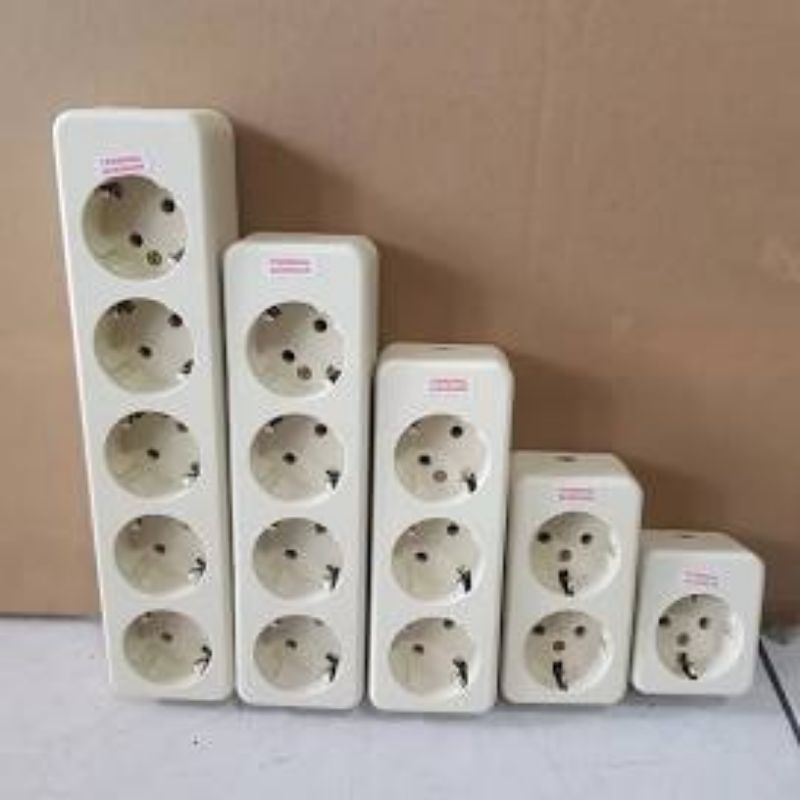 Jual stop kontak uticon 1/2/3/4/5/6 lubang | Shopee Indonesia