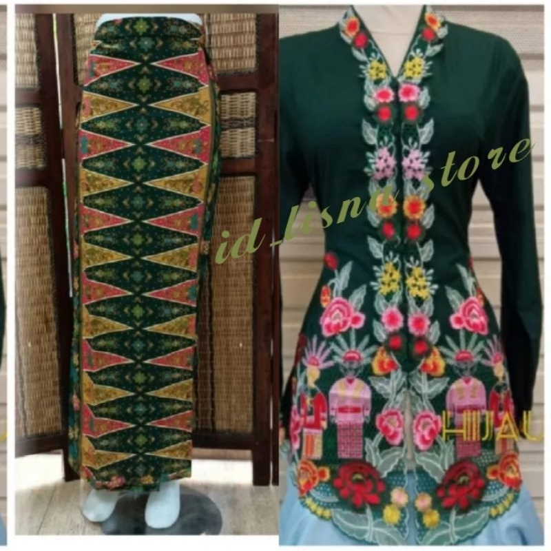 Jual Kebaya Encim Kebaya Encim Motip Bordir Ondel Kebaya Encim Betawi ...