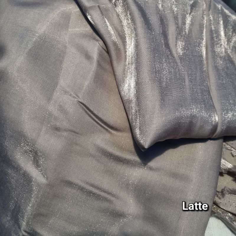 Jual Kain Shimmer / Bahan Satin Silk Shining / Shimmer Silk / Shimmer ...