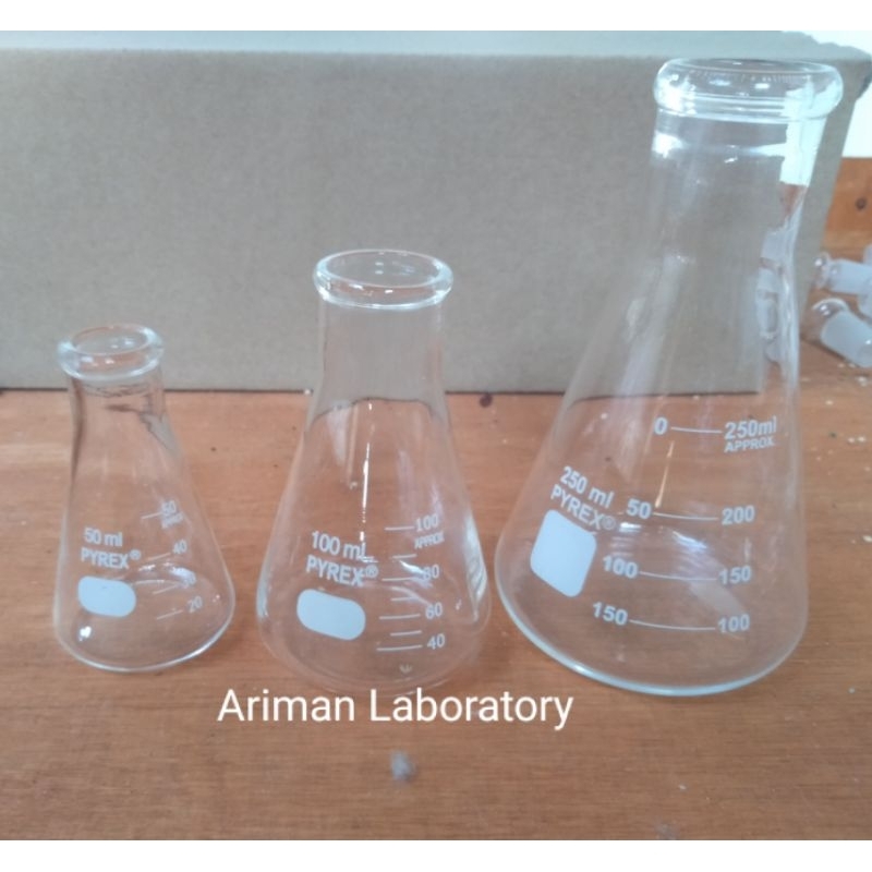 Jual Erlenmeyer 100 ml, 50 ml dan 250 ml | Shopee Indonesia