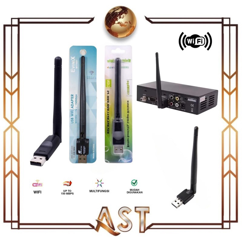 Jual Usb WiFi Set Top Box usb Dongle Antena STB MT7601 Adapter Wireless Receiver Laptop PC 150 ...