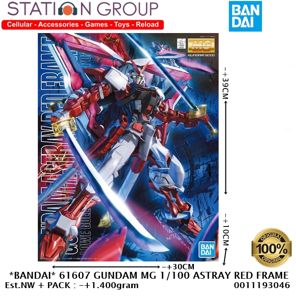 Jual BANDAI GUNDAM 61607 MG 1-100 ASTRAY RED FRAME REVISE - GUNPLA ...