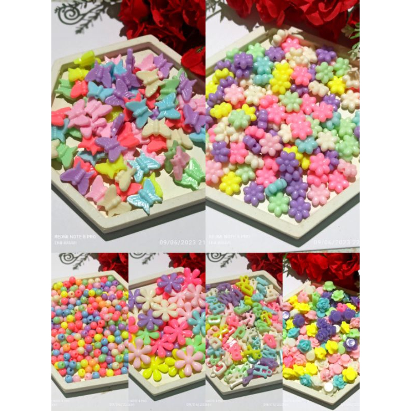 Jual aneka mote akrilik soft 20g | Shopee Indonesia