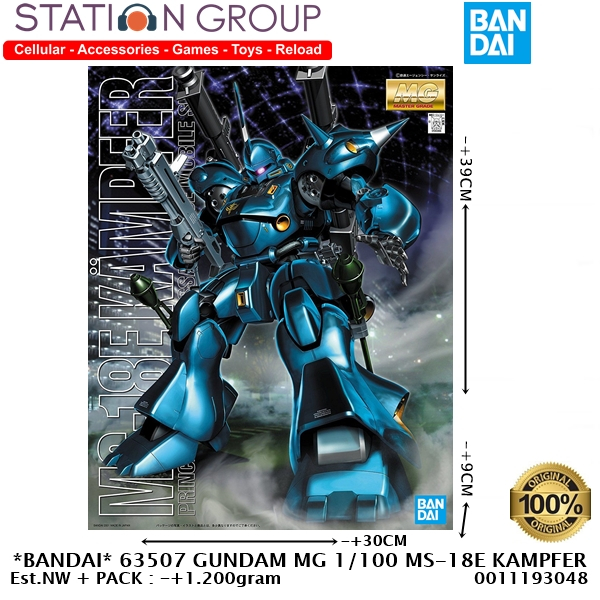 Jual BANDAI GUNDAM 63507 MG 1-100 MS-18E KAMPFER - GUNPLA MODEL KIT ...