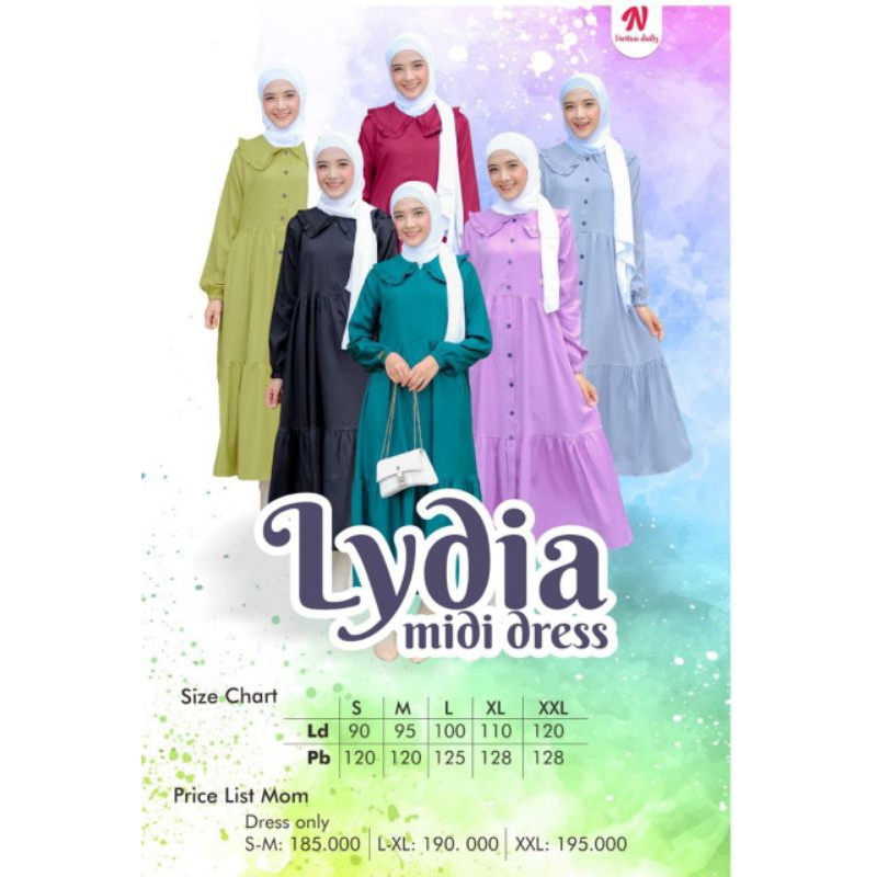 Jual Lydia Midi by Netina (PO) | Shopee Indonesia