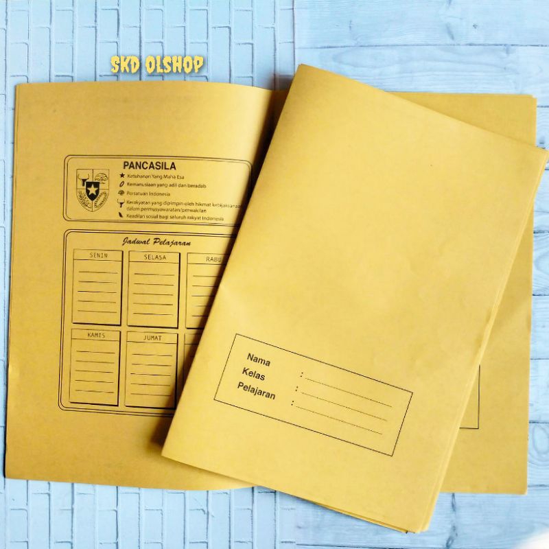 Jual Sampul Buku Kraft Samson Nama Boxy/besar ukuran buku campus isi 20 lembar Sampul Buku ...