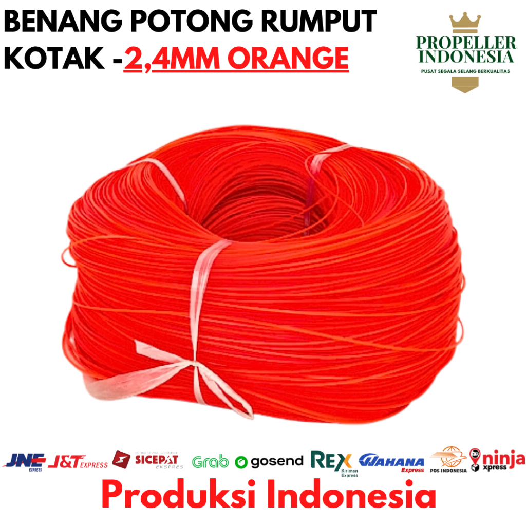 Jual Tali Senar Potong Rumput kotak 50 METER Benang Potong rumput 2.4mm ...