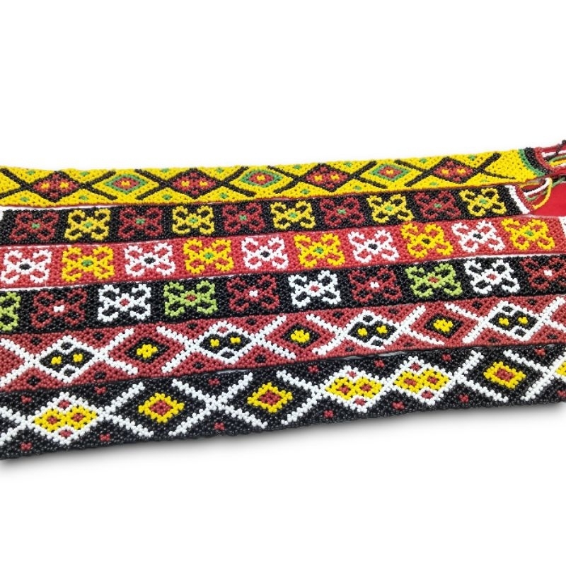 Jual Ikat Kepala Manik Manik Aksesoris Adat Dayak | Shopee Indonesia