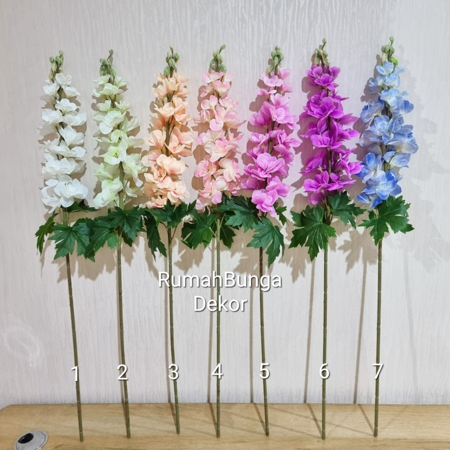 Jual Bunga Delphinium Snapdragon Latex Artificial ( Ada 7 Warna ...