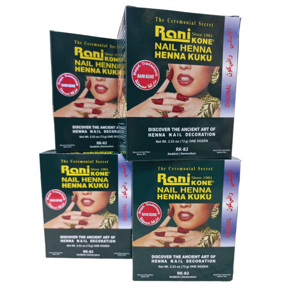 Jual Pacar kuku RANI/Rani Henna Original Saudi 12 Pcs(1lusin) | Shopee ...