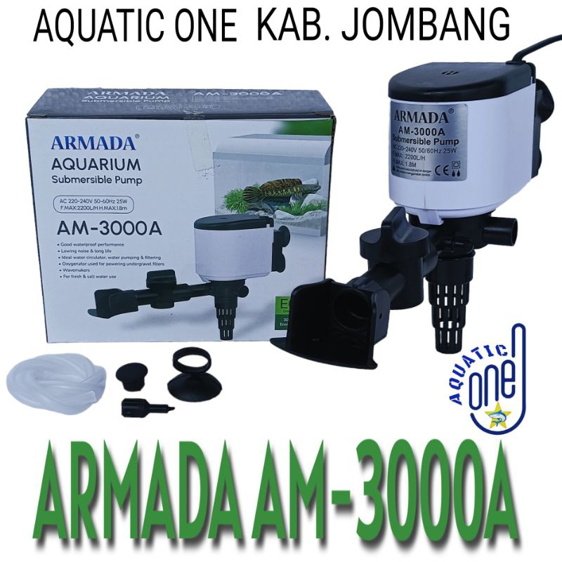 Jual ARMADA AM-3000 A :Mesin pompa power head ph AM 3000 A filter celup ...