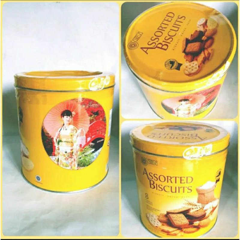 Jual Nissin Biskuit Assorted Kaleng Bulat | Shopee Indonesia