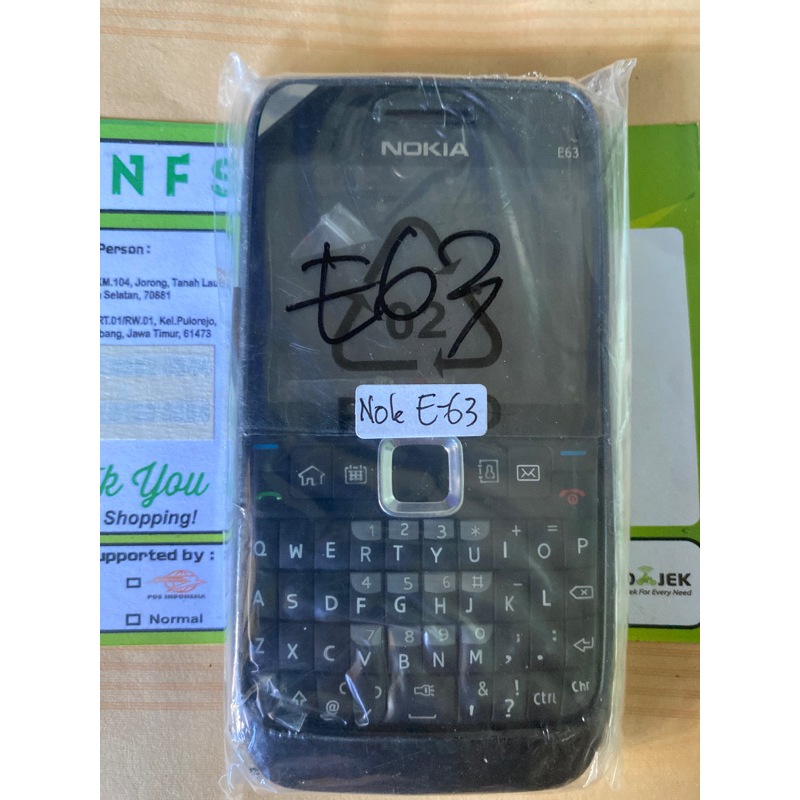 Jual Casing / Housing kesing Nokia E63 E-63 E 63 Hitam | Shopee Indonesia