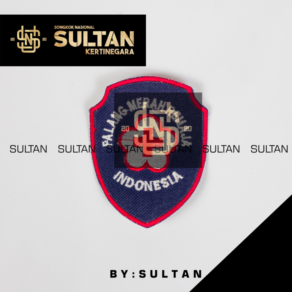 Jual BORDIR LOGO PMI Palang Merah Indonesia Palang Merah Indonesia ...