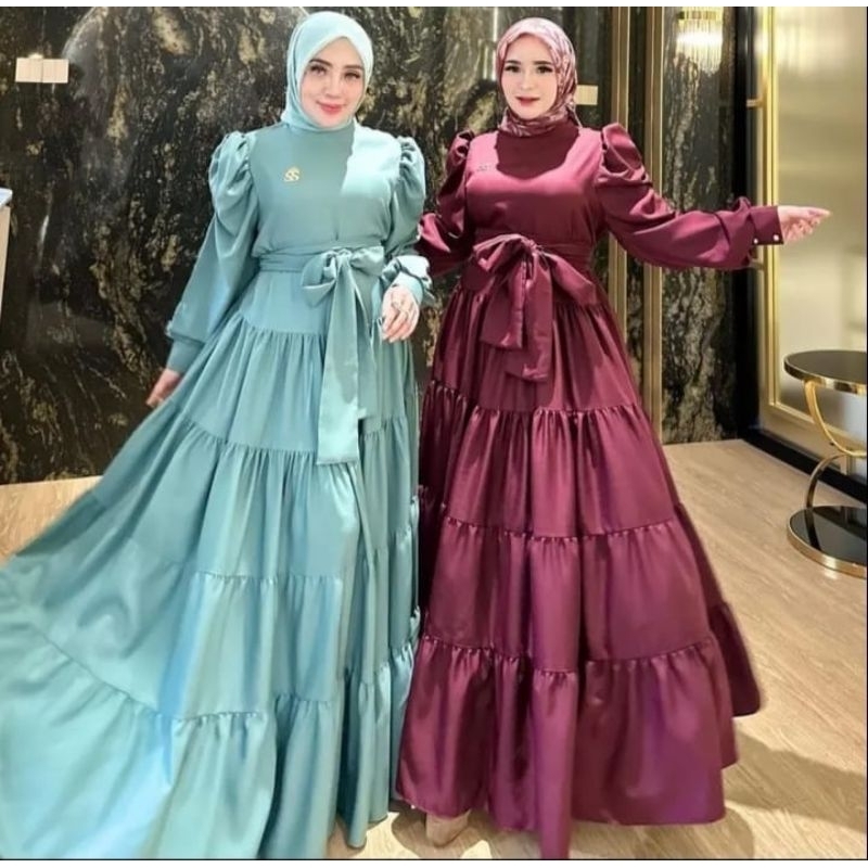 Jual Gamis Perempuan Dewasa Tersbaru KAMILAH Dress Umpak Bahan Katun ...