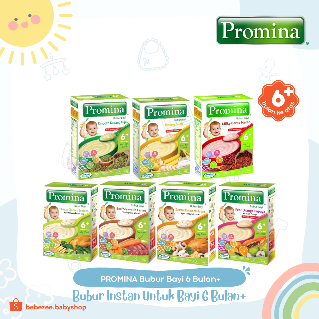Jual Promina Bubur Bayi 6 Bulan ke Atas / Bubur Instan MPASI Kacang ...