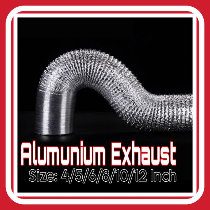 Jual Pipa Exhaust Alumunium 3/4/5/6/8/10/12/14 inch Cerobong Asap ...