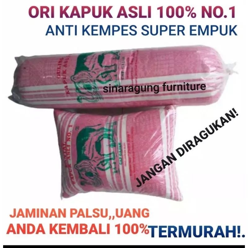 Jual PROMO BANTAL+GULING KAPUK ASLI DIJAMIN PADAT BEDA DARI YANG LAIN ...