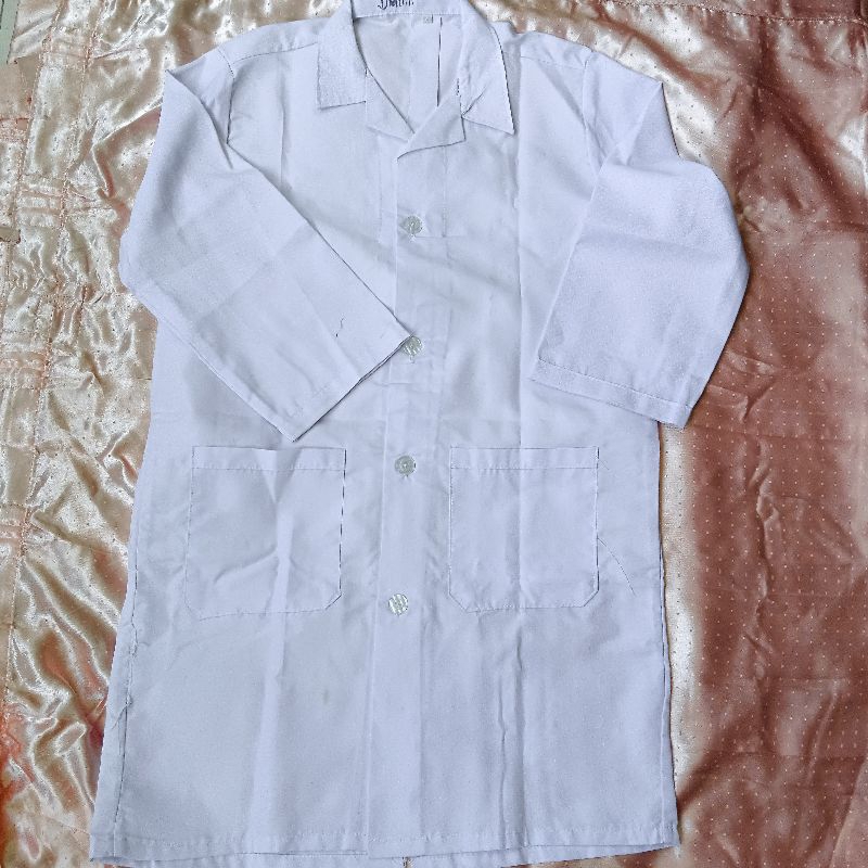 Jual JAS LAB BAJU LABORATORIUM PUTIH BAHAN SUPER TEBAL PREMIUM ...