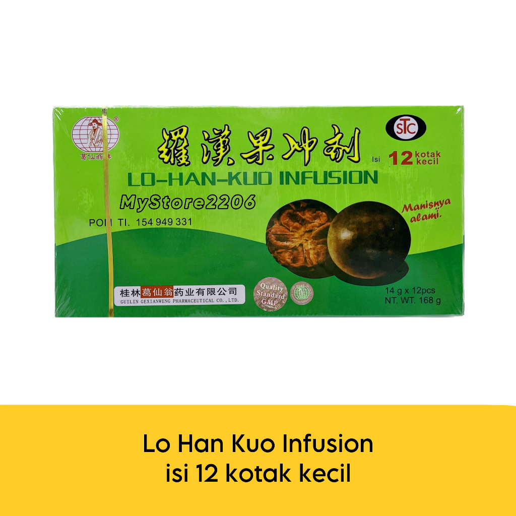 Jual Lo Han Kuo / Lohankuo / Lo Han Guo / Lohanguo Infusion isi 12 ...