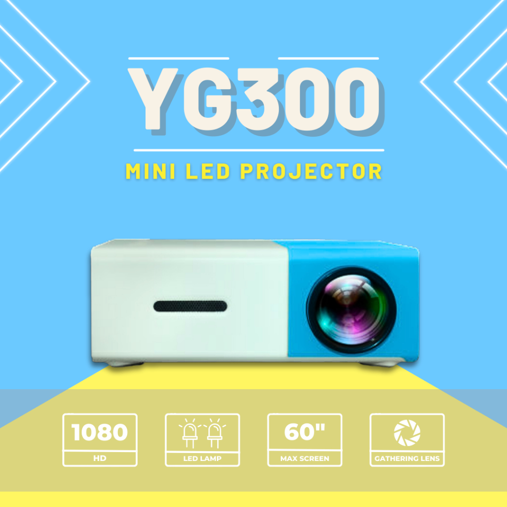 Jual Mini Projector YG300 LED Home Theater Mini | Shopee Indonesia