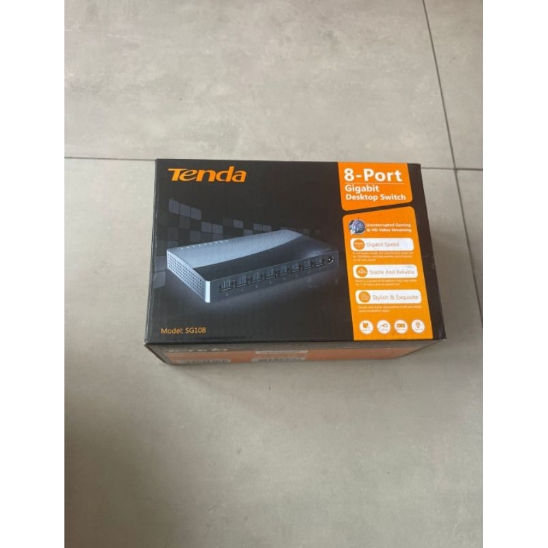 Jual Tenda 8 port Gigabit Desktop Switch SG108 | Shopee Indonesia