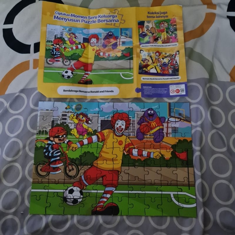 Jual Happy Meal Mcd Mcdonald Mcdonalds Puzzle Game Mainan Anak 70 Pcs ...