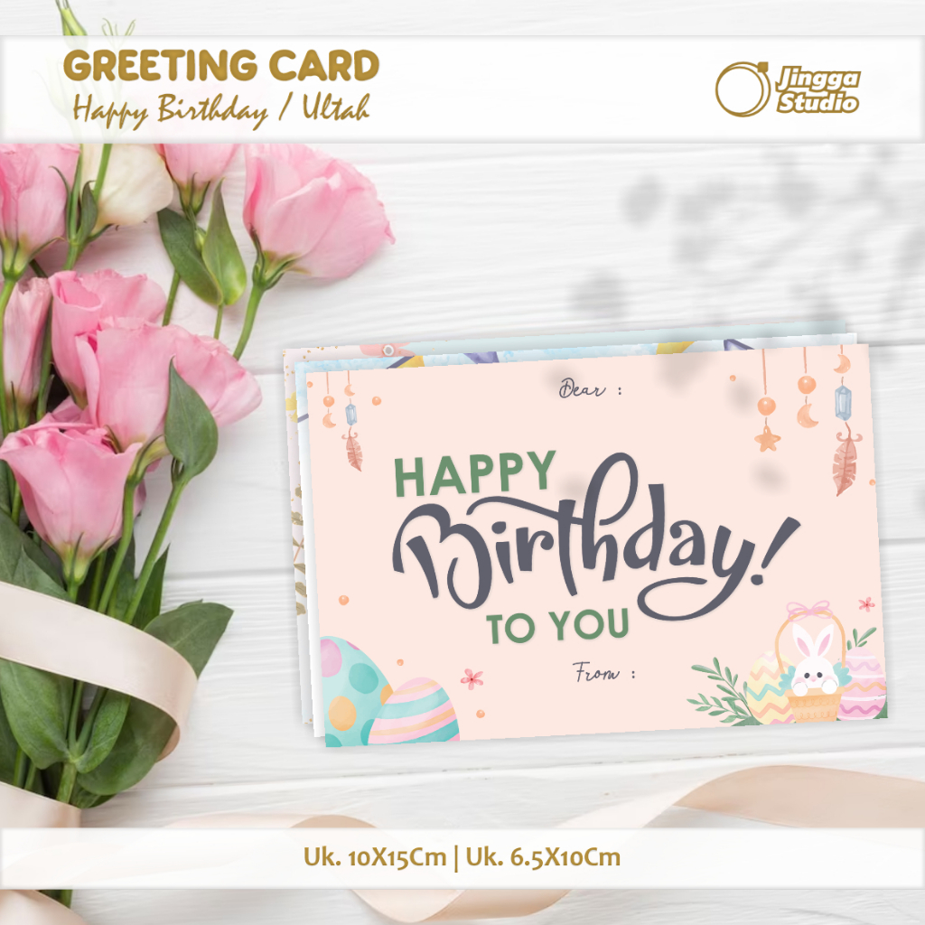 Jual Greeting Card Happy Birthday/ Kartu Ucapan Ultah | Shopee Indonesia