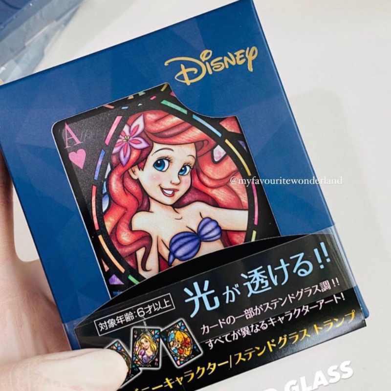 Jual Disney Stained Glass Playing Cards Tenyo Kartu Remi Princess ...