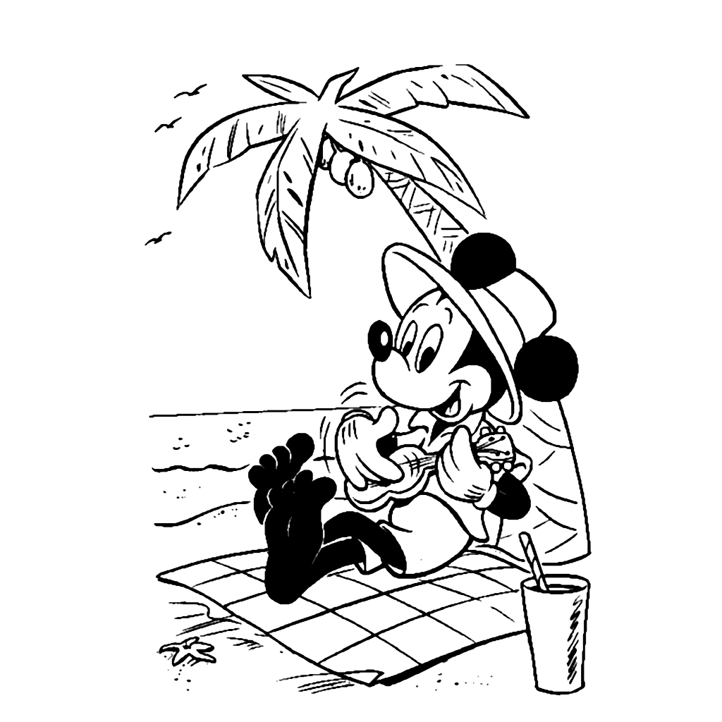 Jual Gambar Sketsa Mewarnai / Mickey Mouse / Part 3 / Gambar Sketsa ...