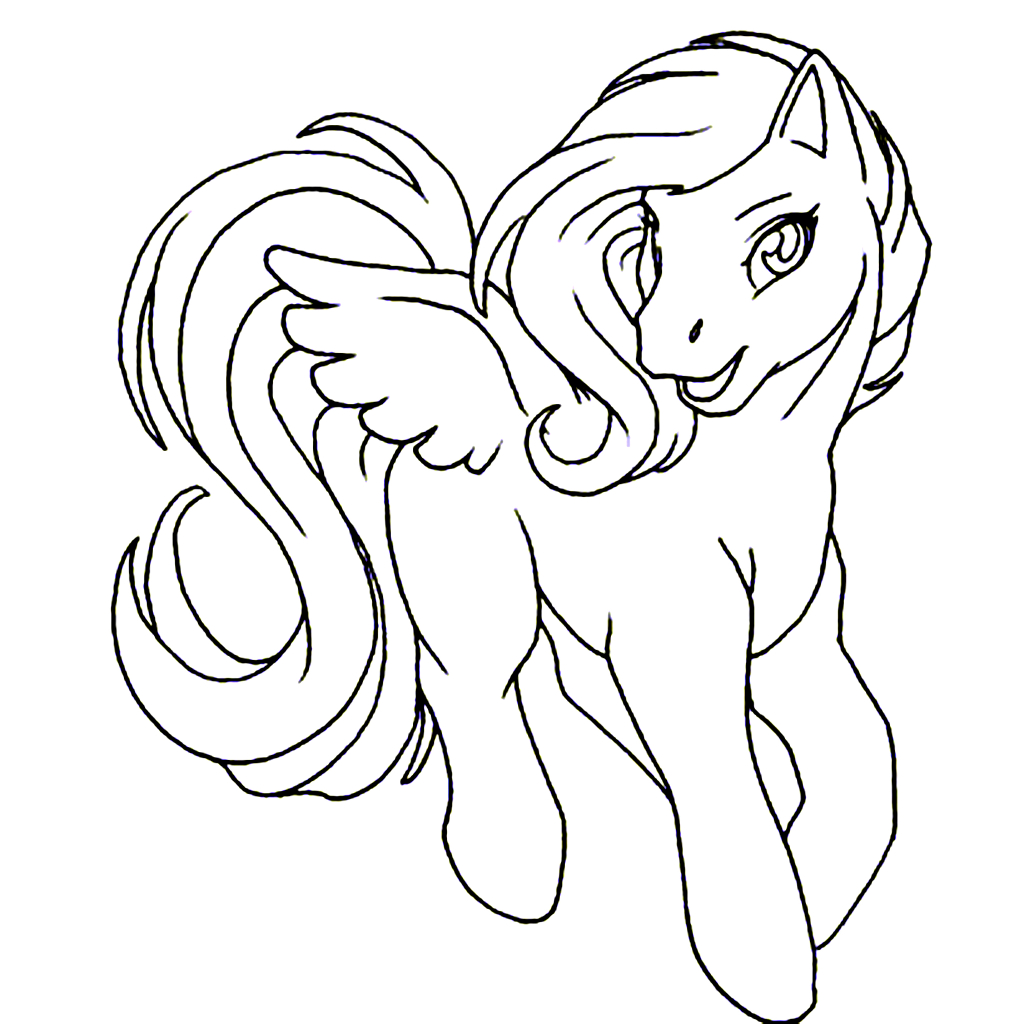Jual Gambar Sketsa Mewarnai / Little Pony / Part 3 / Gambar Sketsa ...