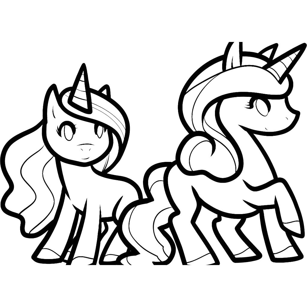 Jual Gambar Sketsa Mewarnai / Little Pony / Part 4 / Gambar Sketsa ...