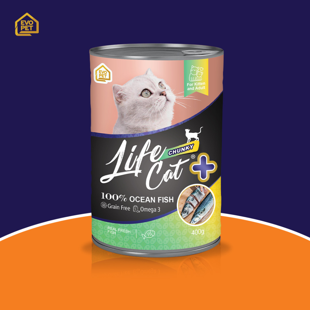 Jual Life Cat Plus Chunky 400gr - Makanan Kucing Kaleng | Shopee Indonesia