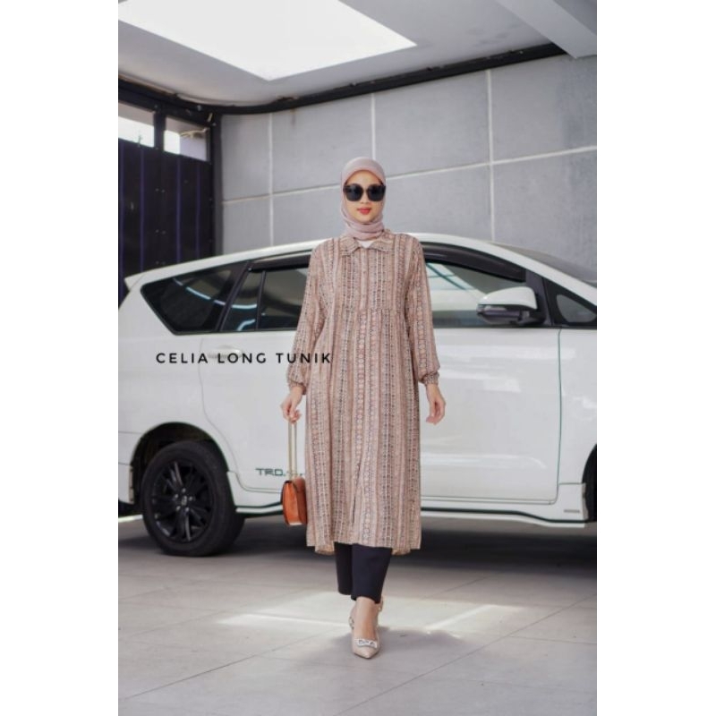 Jual MEISYA TUNIK / LONG TUNIK RAYON / TUNIK PANJANG/ TUNIK MIDI ...