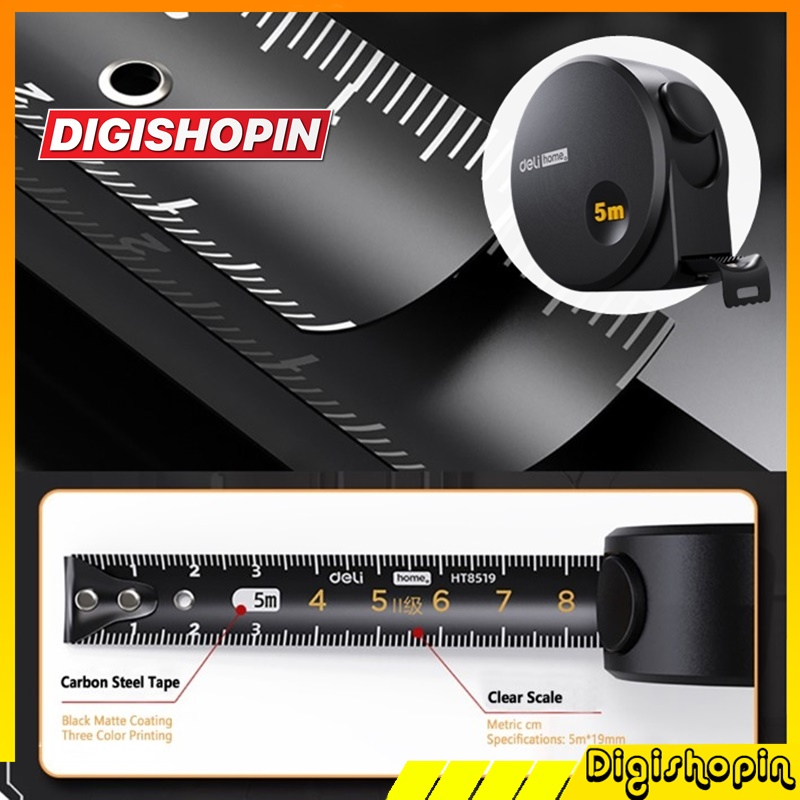 Jual Meteran Roll High Precision Self Lock Tape Measure 16mm 3M 3m 5m Manual High Precision ...