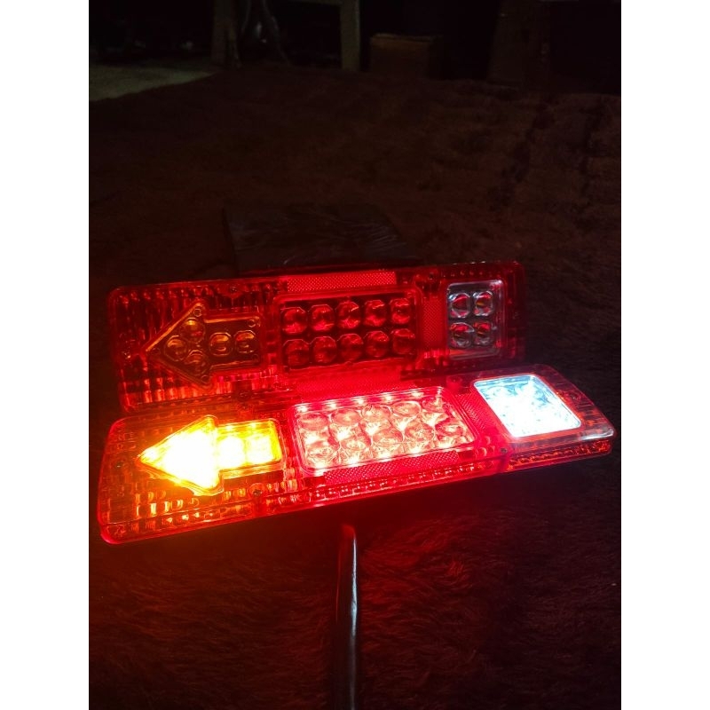 Jual Lampu stop LED universal pick up carry L300 katana model panah 12v ...