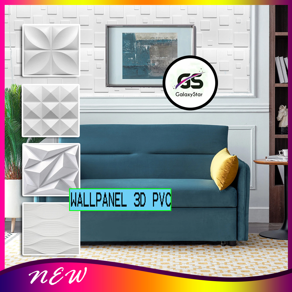 Jual GS Wall Panel 3D PVC Wallpaper Dinding Wall Dekorasi 30cmx30cm Dan ...