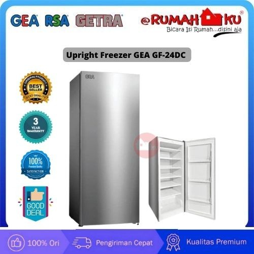 Jual Upright Freezer GEA GF 24DC / GF 24 DC / GF24DC 189 Liter | Shopee ...