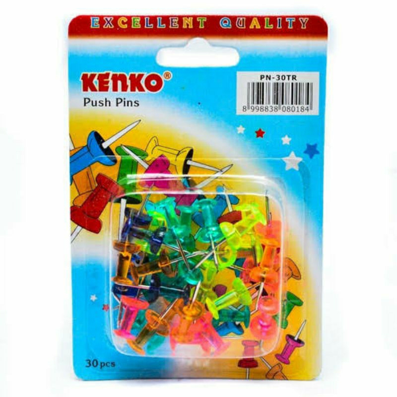 Jual PUSH PIN / PAKU MADING PN-30 TR KENKO / PAKU GABUS KENKO PP-30 TR ...