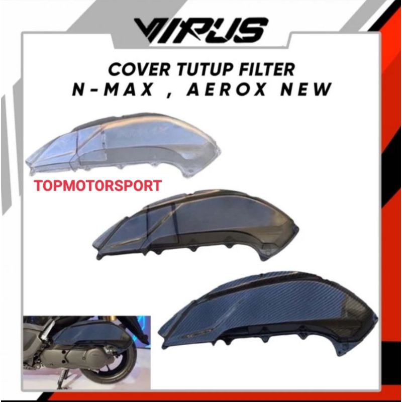 Jual COVER SARINGAN FILTER HAWA UDARA NMAX NEW / AEROX NEW MODEL BENING ...