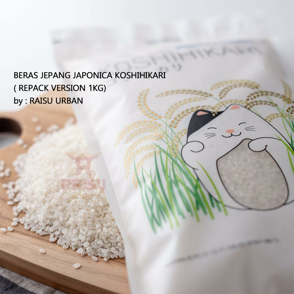 Jual BERAS JEPANG JAPONICA 1KG KOSHIHIKARI IKIRU OISHI GOLD BERAS SUSHI ...
