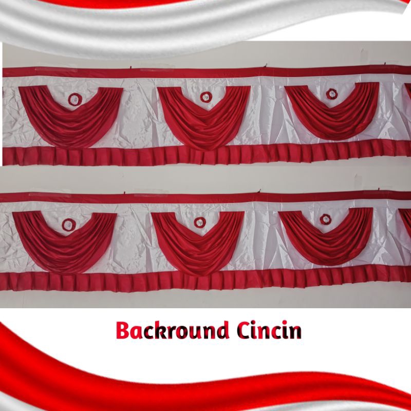Jual Bendera Panjang Merah Putih Model Cincin 10 Gelombang untuk kantor ...