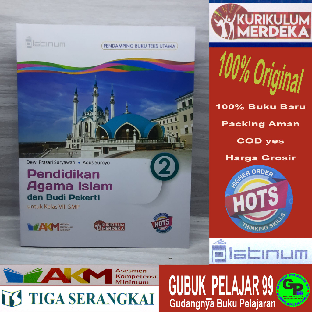 Jual Buku Paket Pendidikan Agama Islam dan Budi Pekerti (PAI 2) Kelas 8/VIII SMP/MTs Kurikulum ...