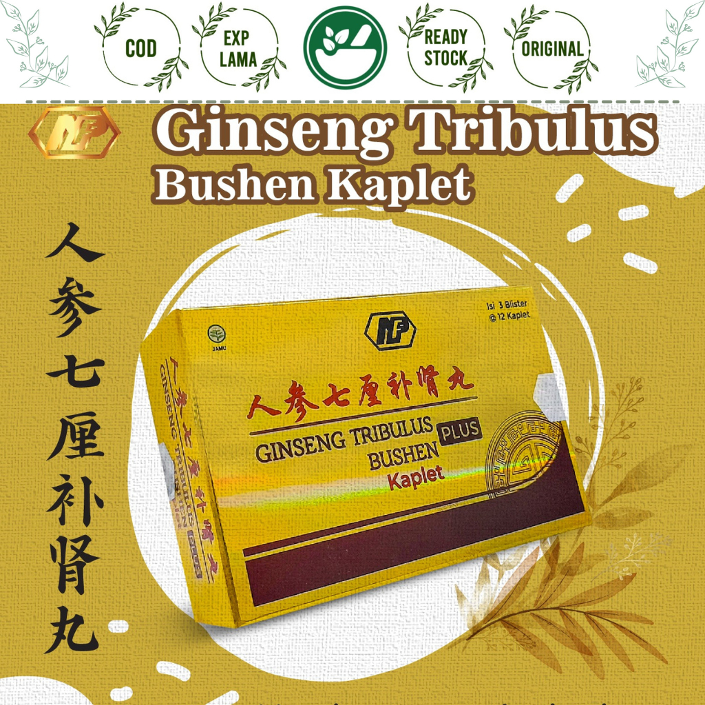 Jual BUSHEN PLUS KAPLET GINSENG TRIBULUS 36 KAPLET STAMINA GINJAL CITRA ...