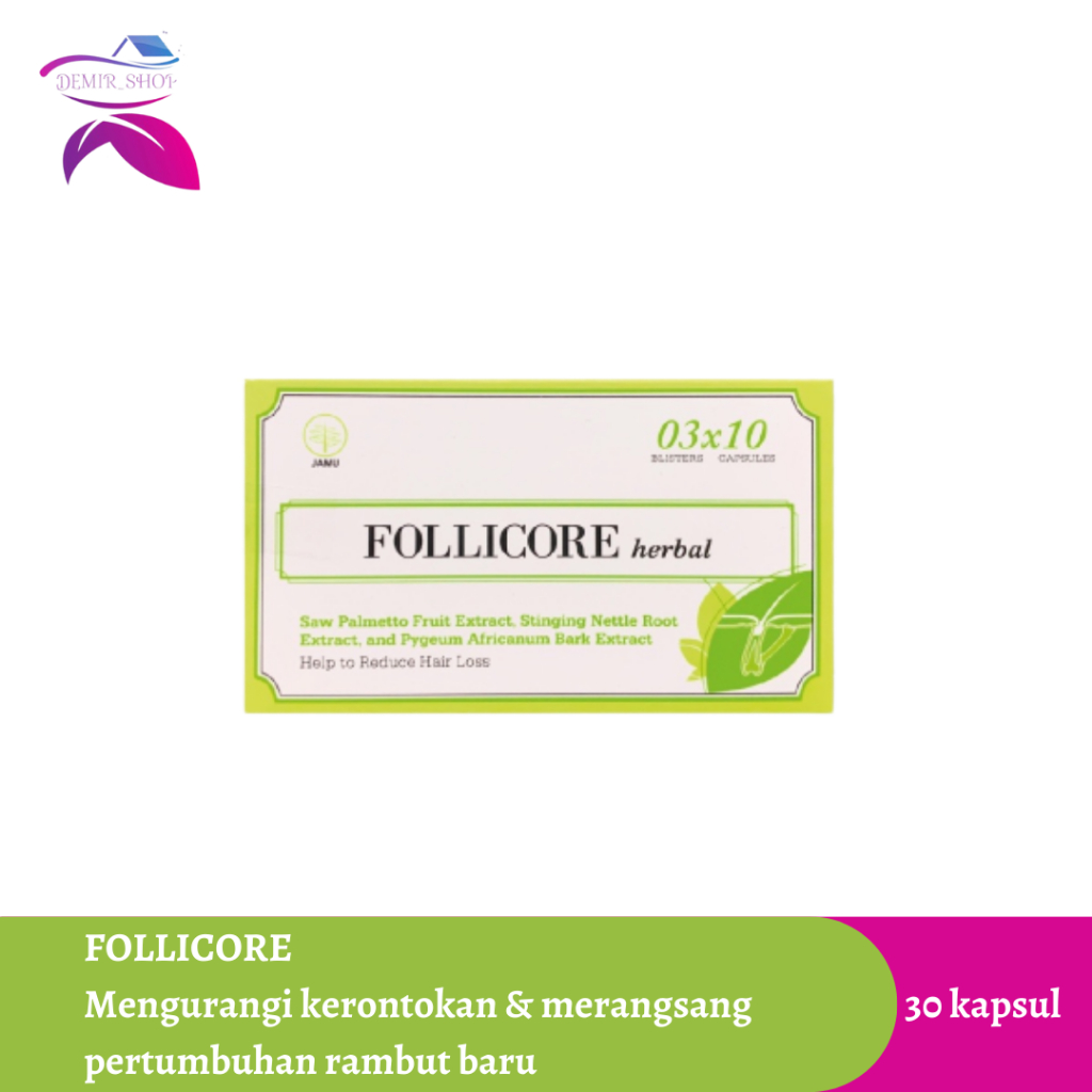 Jual ERHA Follicore 30 Kapsul - Suplemen Rambut Rontok | Shopee Indonesia
