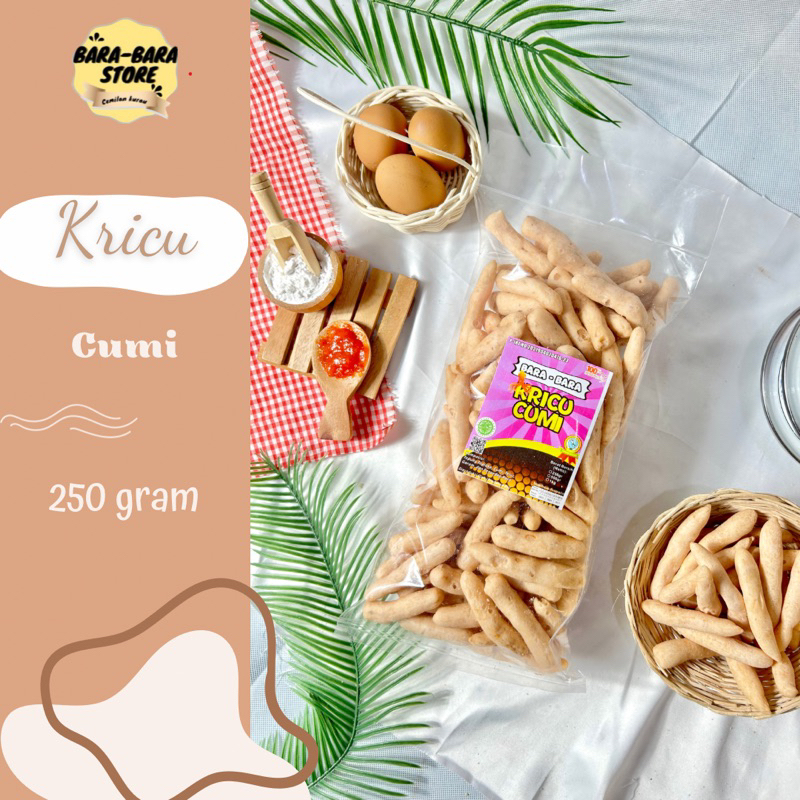 Jual Kericu cumi/getas Bangka/cemilan/snack kemasan 250gram | Shopee ...