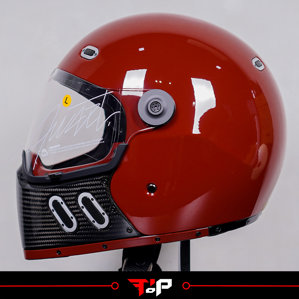 Jual QWART PHOENIX HELMET VLE CHERRY RED FULL/HALF FACE | Shopee Indonesia
